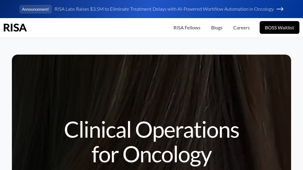 Risa Labs raises $3.5M Seed funding to accelerate oncology AI deployment in 100 cancer centers ...