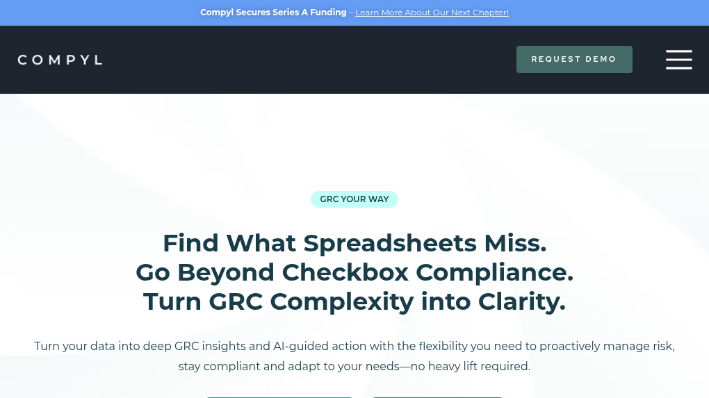 Compyl raises $12M Series A to advance AI-guided GRC innovation ...